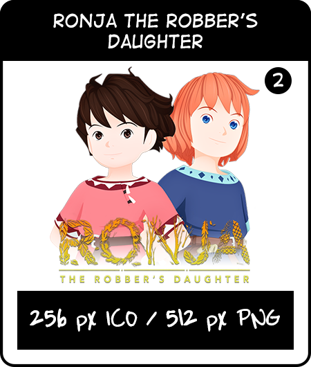 Ronja the Robber's Daughter - Icon v2 by oakabdulla on DeviantArt