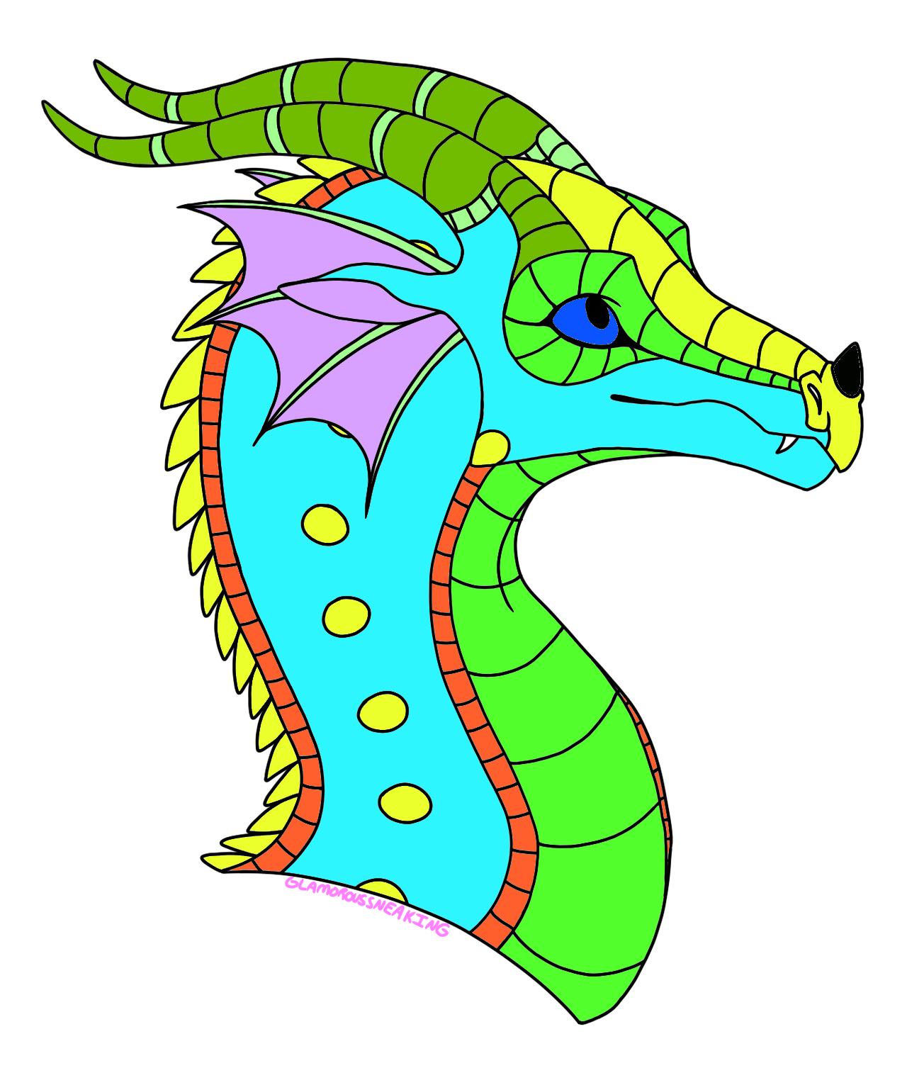 RainWing Headshot Adopt (Open) by Saliornyan on DeviantArt