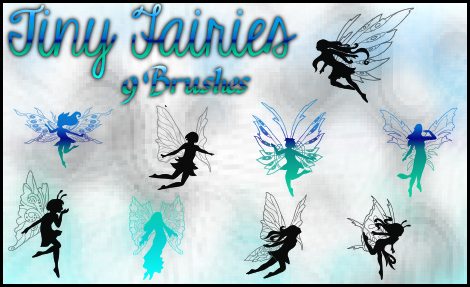 Tiny Fairies Set by Illyera on DeviantArt