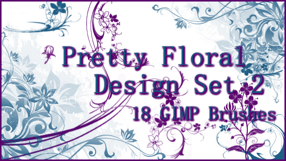 GIMP Pretty Floral Design Set 2 by Illyera on DeviantArt