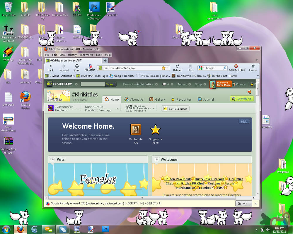 Kirikitty Base Shimeji by Artistonfire on DeviantArt