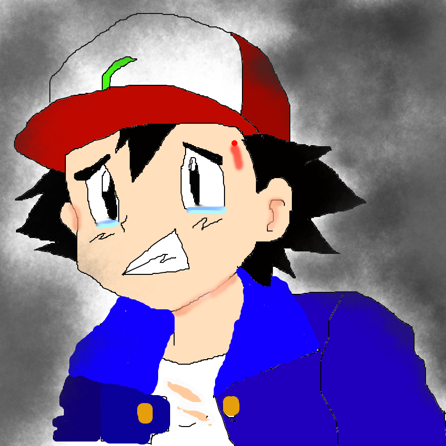 sad ash by kittenlover221 on DeviantArt