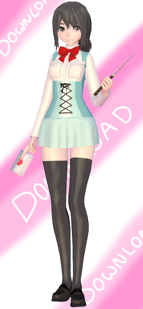 MMD \\ YANSIM Ayano Aishi - DOWNLOAD by FemaleST on DeviantArt