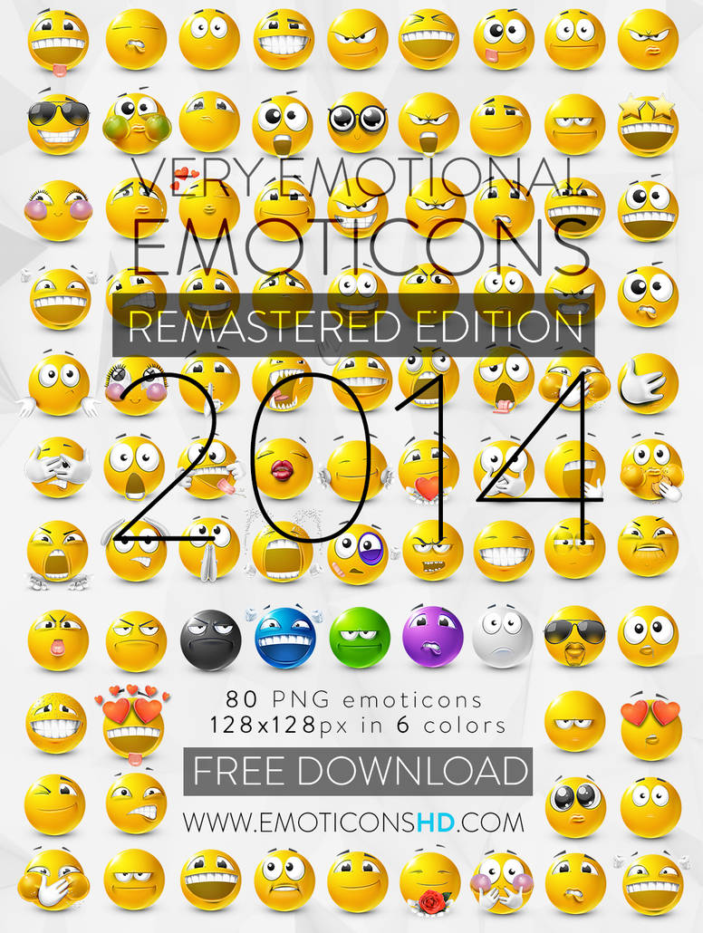 EmoticonsHDcom Remastered Emoticons by lazymau on DeviantArt