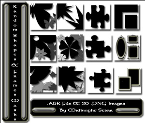 Random shapes and frames mask by MidknightStarr on DeviantArt