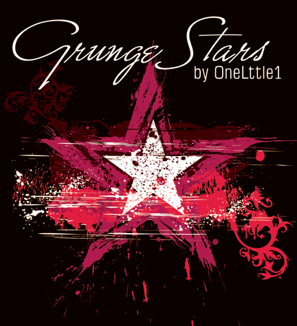 Grunge Stars Pack by OneLttle1 on DeviantArt