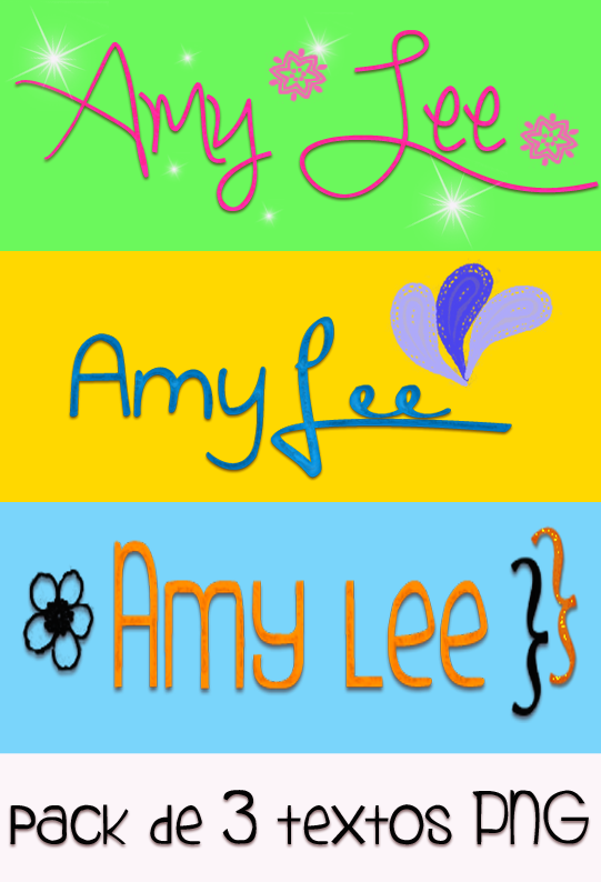 Pack de 3 Textos PNG by sofiamicaella1407 on DeviantArt