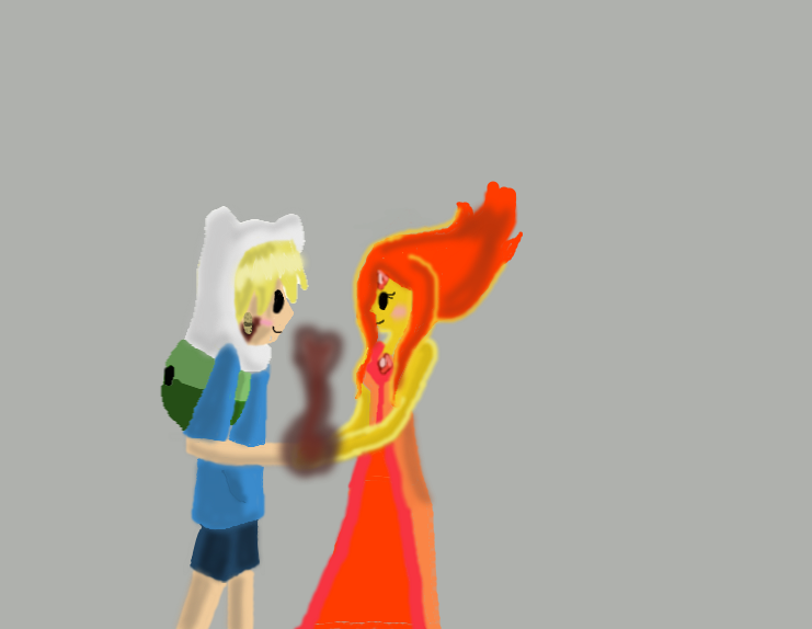 Finn x Flame Princess by mysticakez on DeviantArt