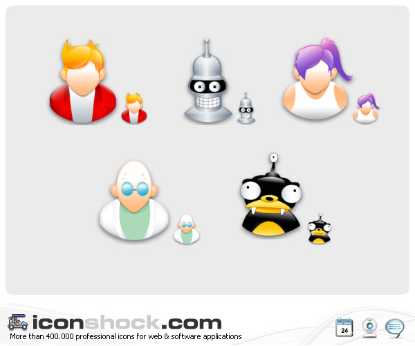 Futurama application Icons MAC by Iconshock on DeviantArt