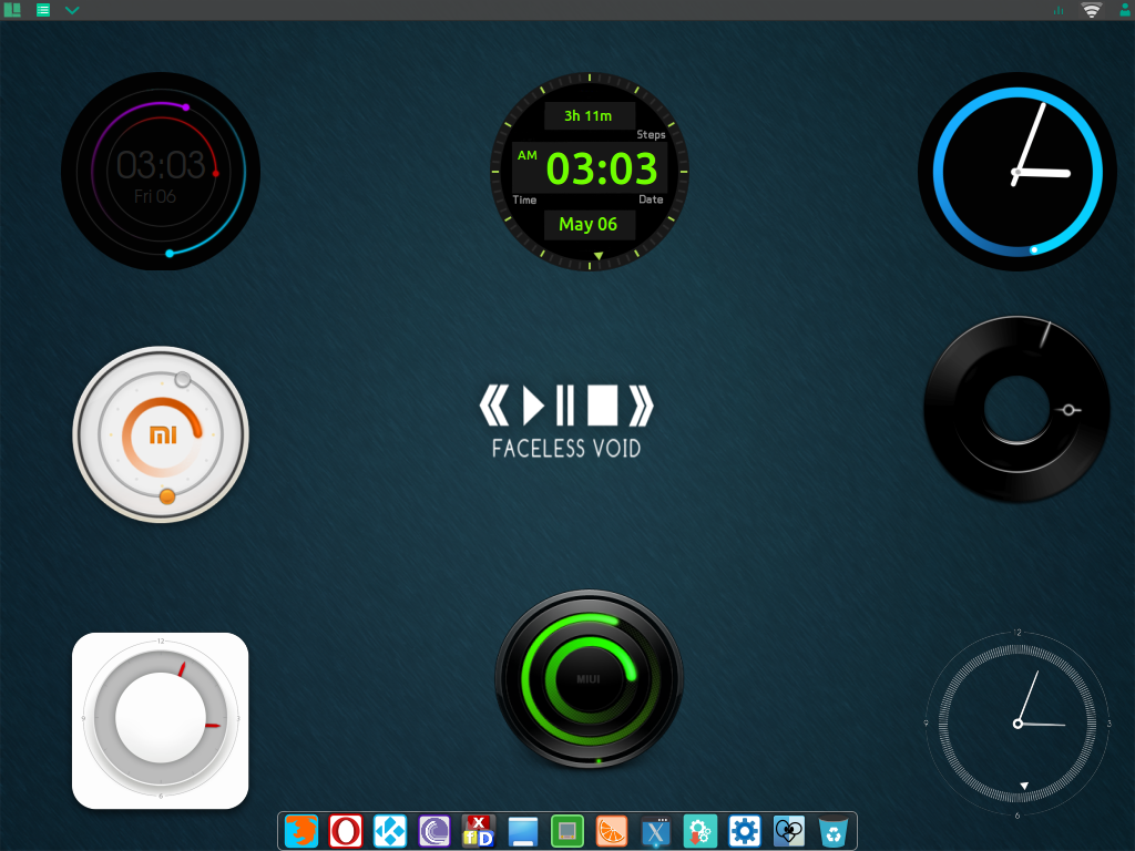 Conky-Miui-Clock by EtlesTeam on DeviantArt