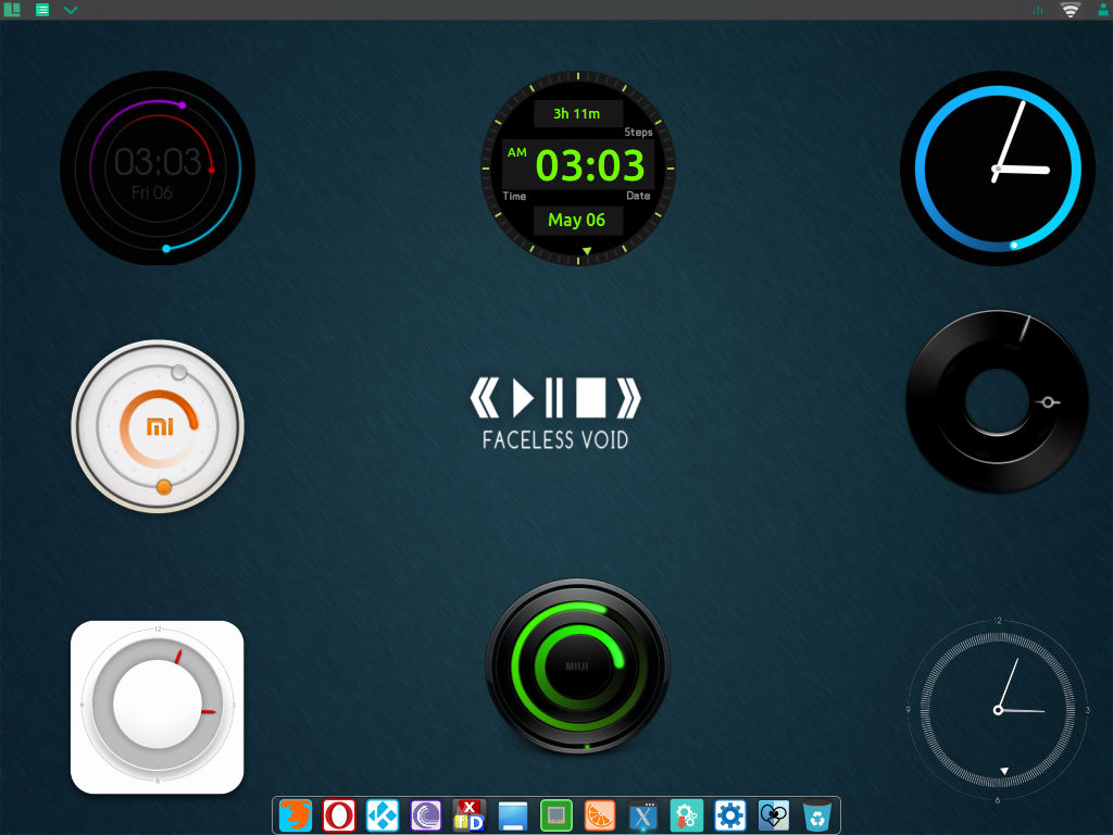 Conky-Miui-Clock by EtlesTeam on DeviantArt