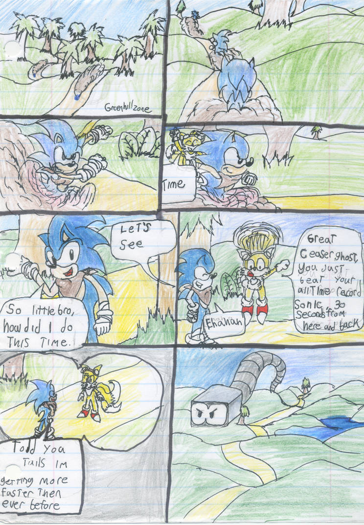 Sonic Origins Chapter 1 Page 1 by redrangerki on DeviantArt