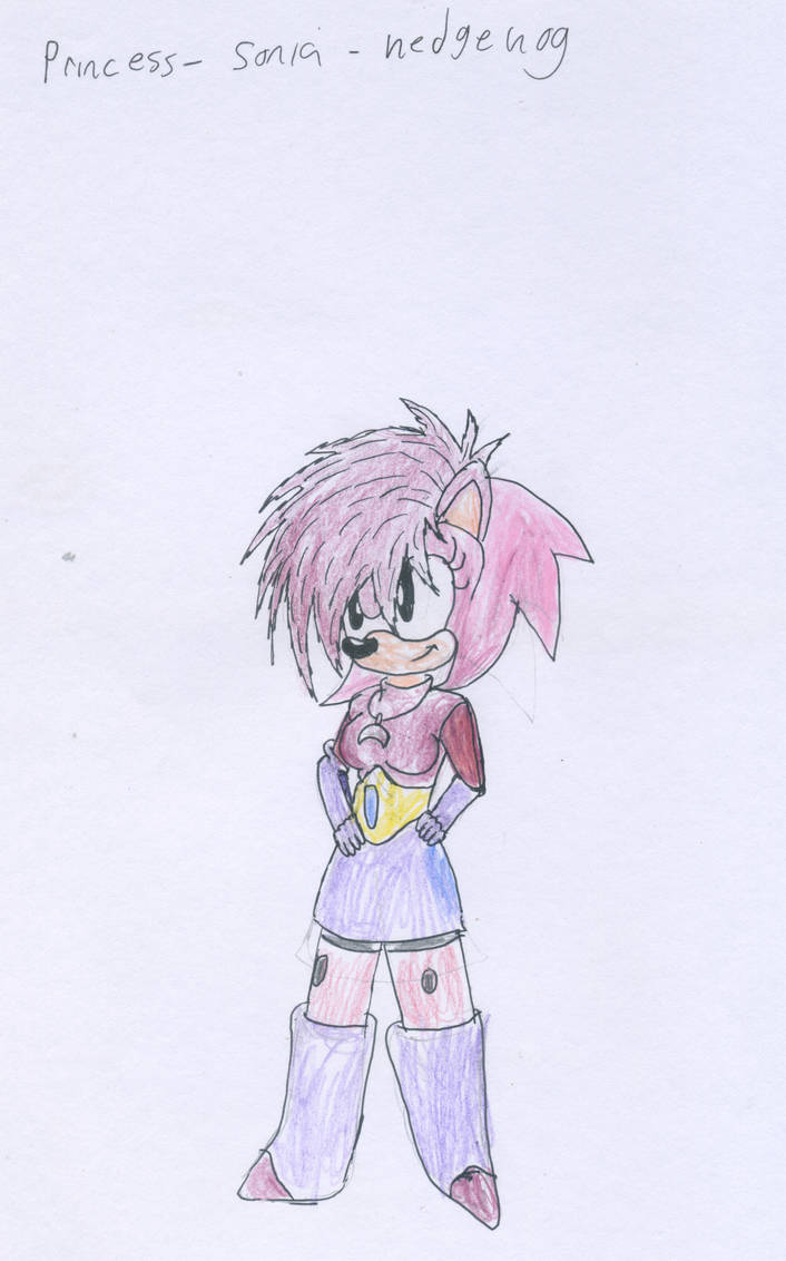 Sonia the Hedgehog by redrangerki on DeviantArt