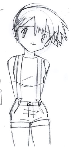 Quick Misty sketch [Pokemon] by SidselC on DeviantArt