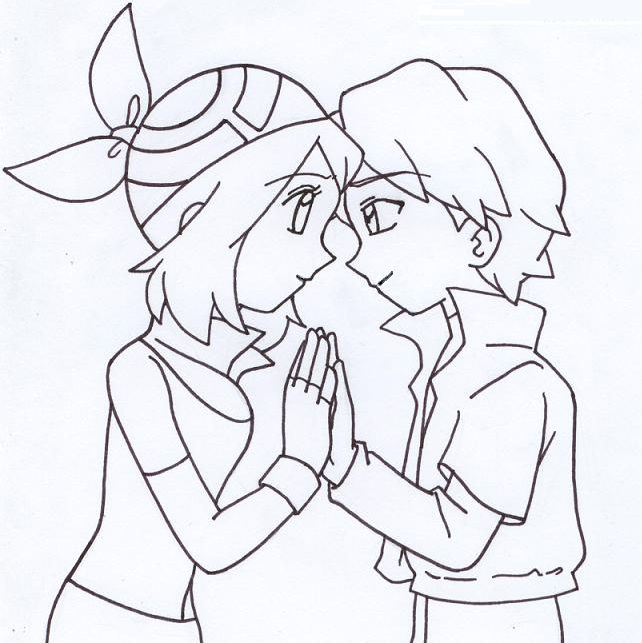 May and Drew in love - [Pokemon] by SidselC on DeviantArt