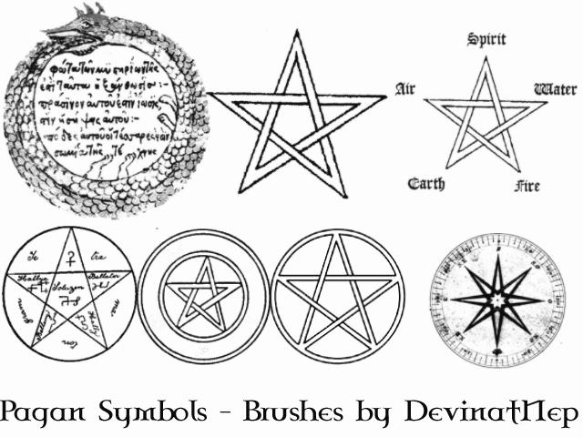 Pagan Symbols Brushes 4.0 by DeviantNep on DeviantArt