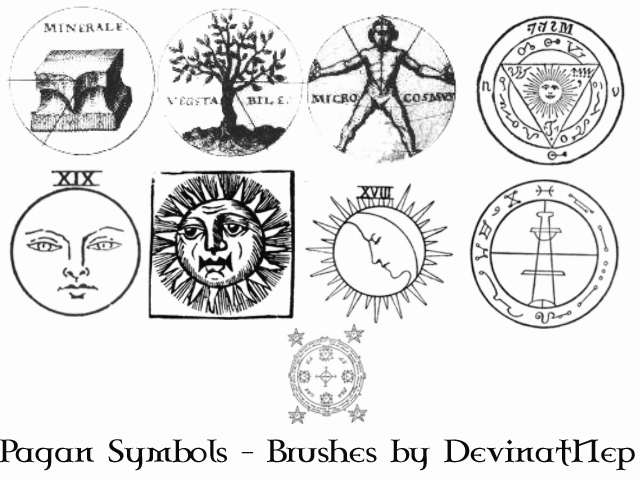 Pagan Symbols Brushes 6.0 by DeviantNep on DeviantArt