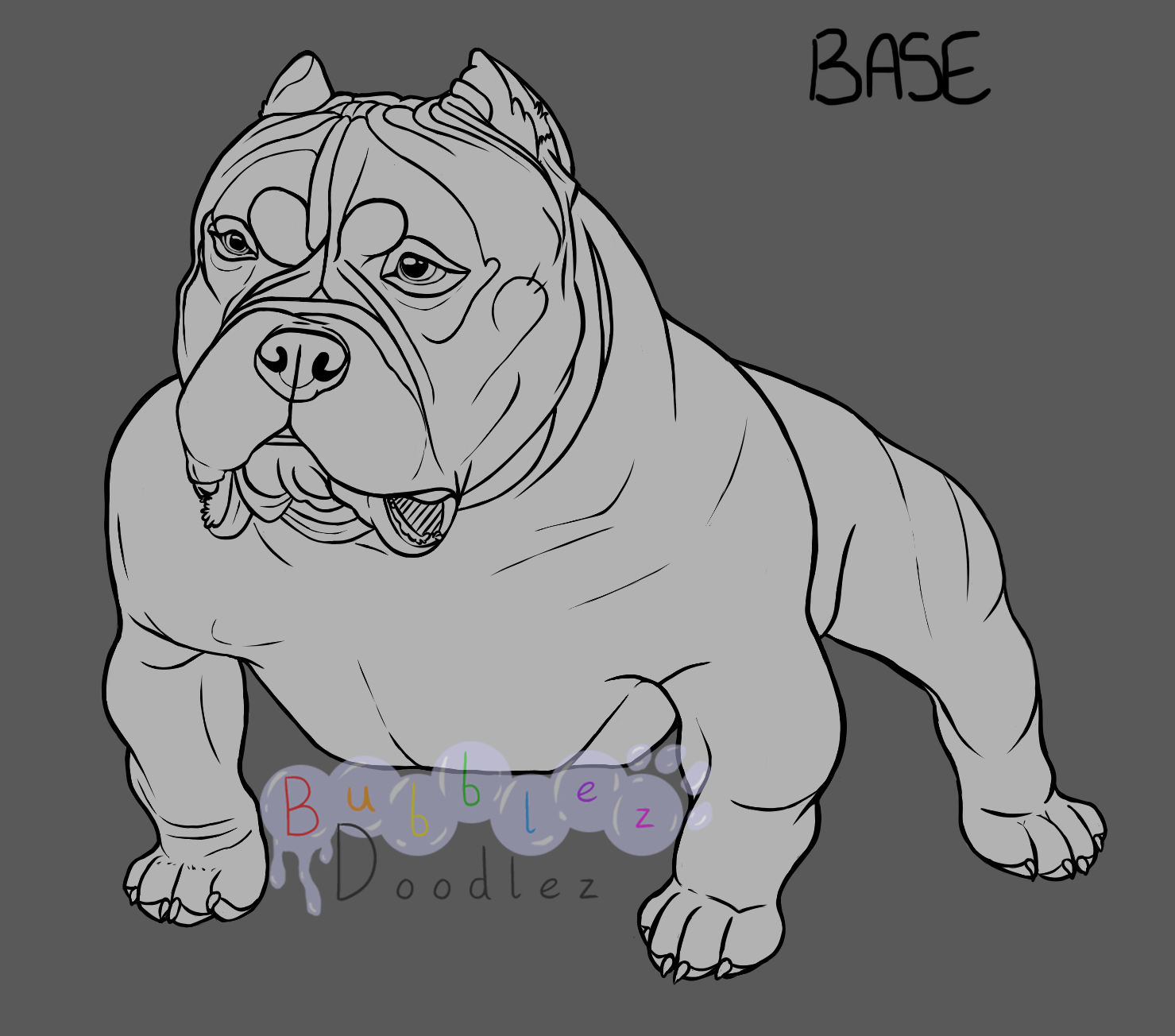 Bully Pitbulls Drawings