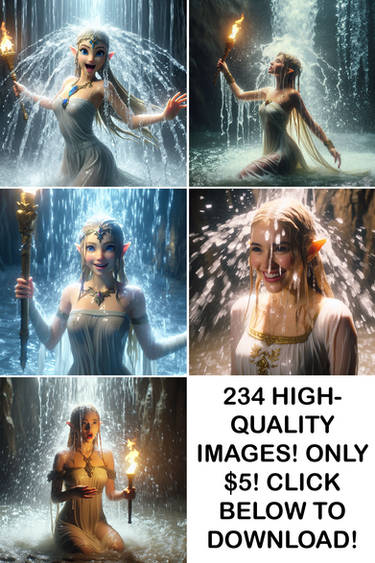 Princess Zelda Soaked In a Cave Preview 3 by gull47 on DeviantArt