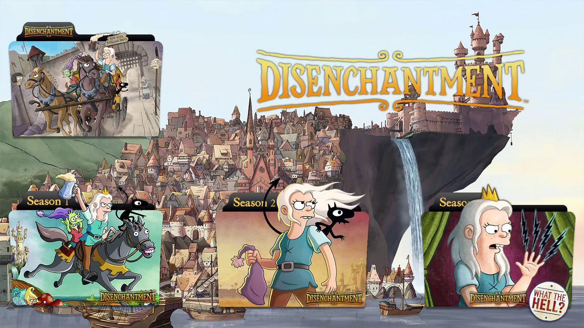 Disenchantment Seasons 1-3 + Main Folder Icon by NicholasMacAldonich on ...
