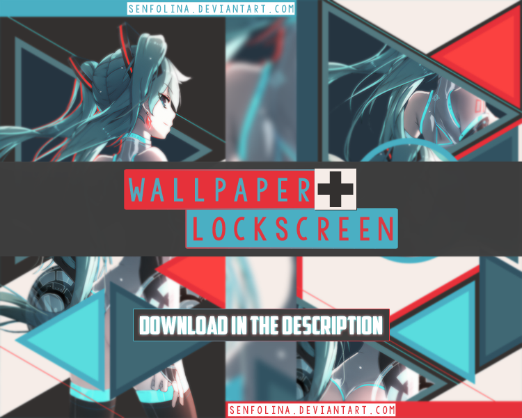 Hatsune Miku - Wallpaper + Lockscreen by Senfolina on DeviantArt