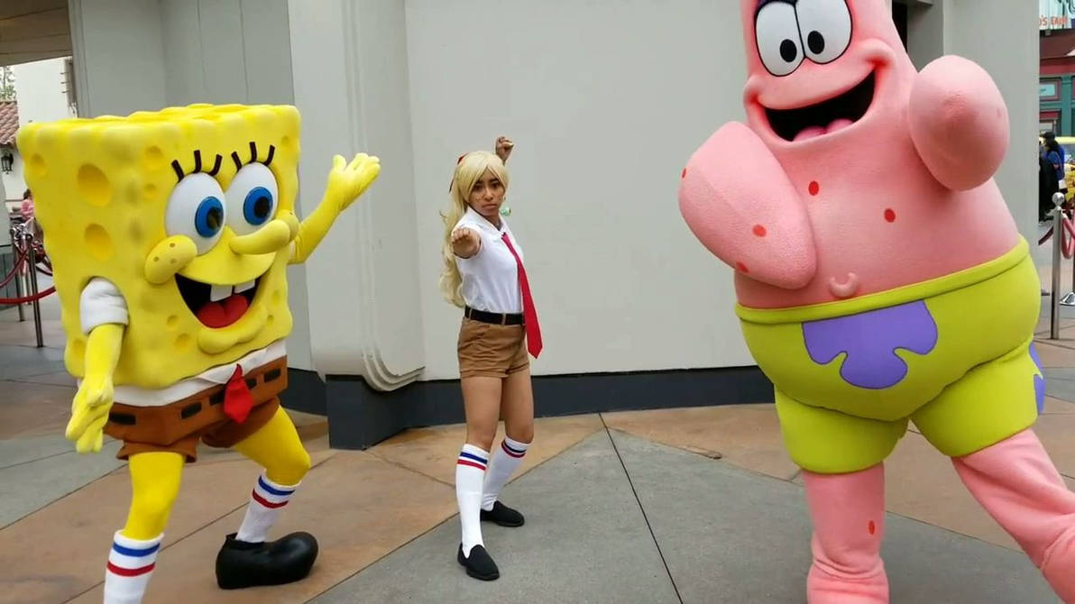 Sabrina, Spongebob and Patrick do Kung Fu poses 2 by BerryViolet on ...
