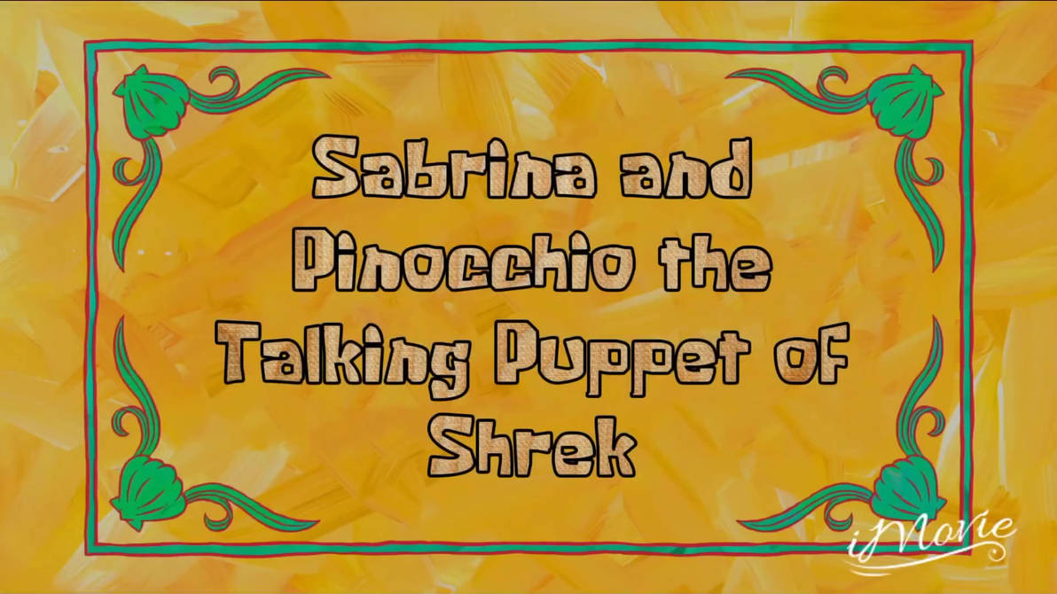 Sabrina and Pinocchio the Talking Puppet of Shrek by BerryViolet on ...