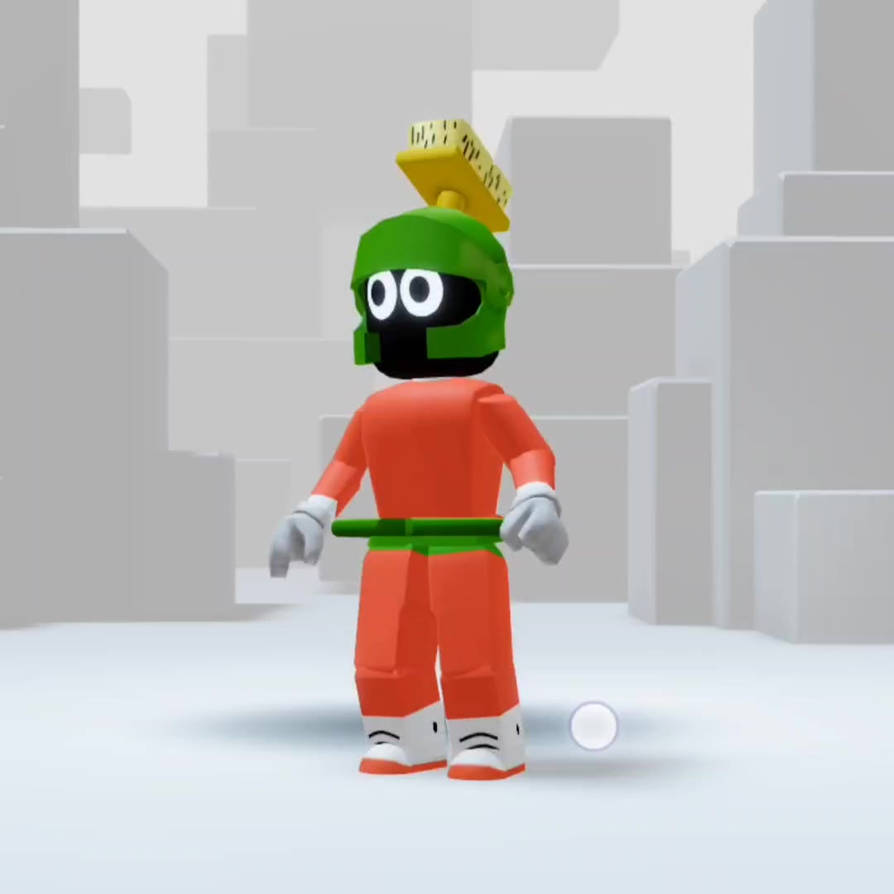 Roblox Marvin the Martian got a green helmet by BerryViolet on DeviantArt