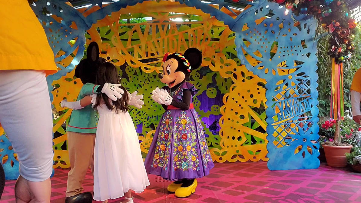 I as a princess group hug both Mickey and Minnie by BerryViolet on ...