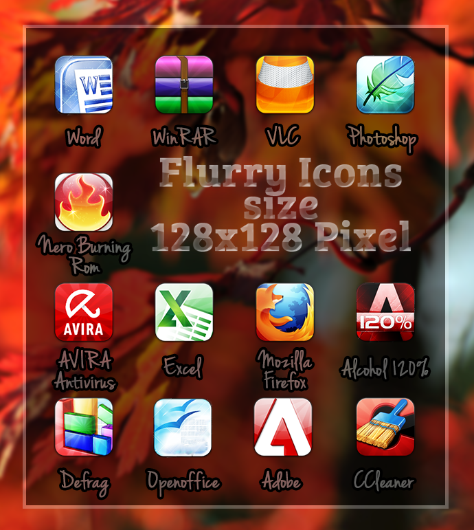 Flurry Icons 128x128Pixel PNG by starOneEightyTwo on DeviantArt
