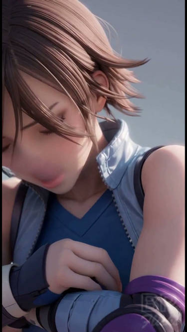 KASUMI Bellypunch [Anime] by BPflicks on DeviantArt