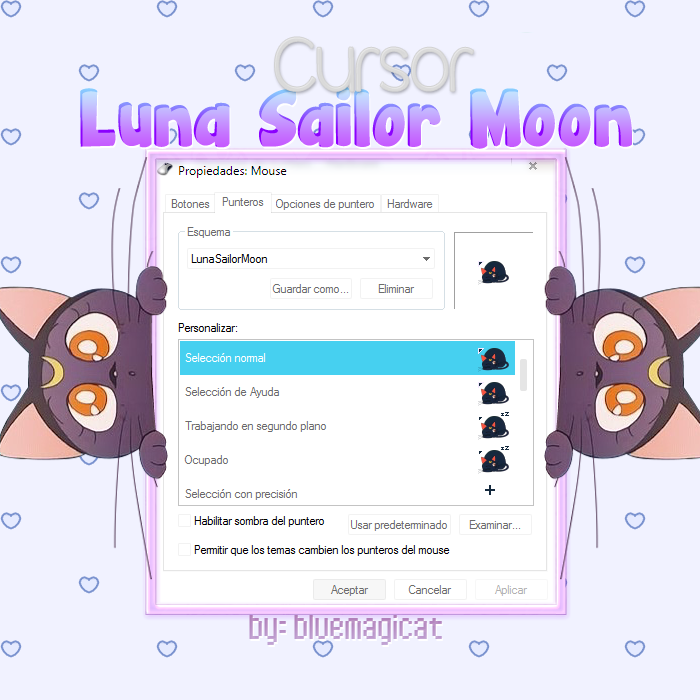 Cursor Luna Sailor Moon by Bluemagicat on DeviantArt