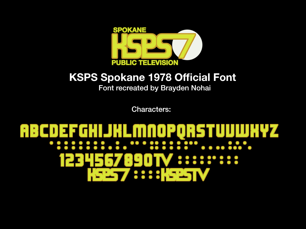 KSPS 1978 Official Font by BraydenNohaiDeviant on DeviantArt