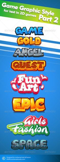 Game Titles Vol 2. by YourCaptainAwesome on DeviantArt