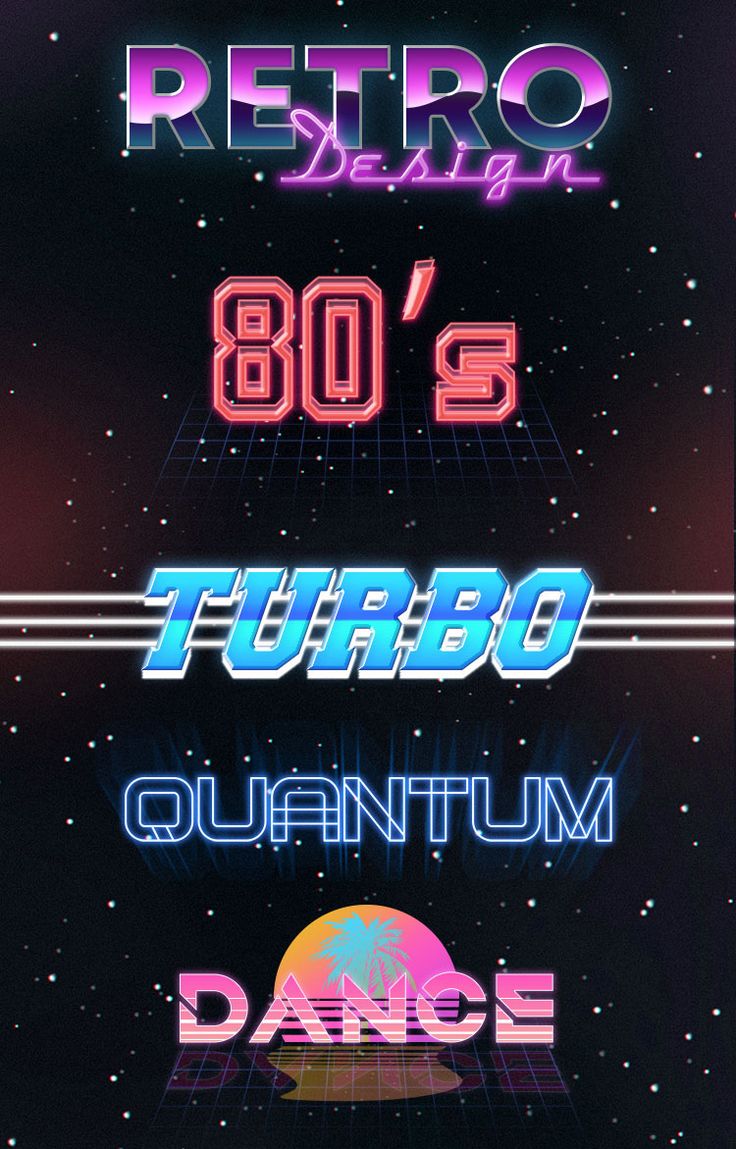 80s Text effect part 1 by YourCaptainAwesome on DeviantArt