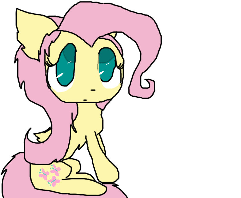 Chibi fluttershy by Toffee-the-Dingo on DeviantArt