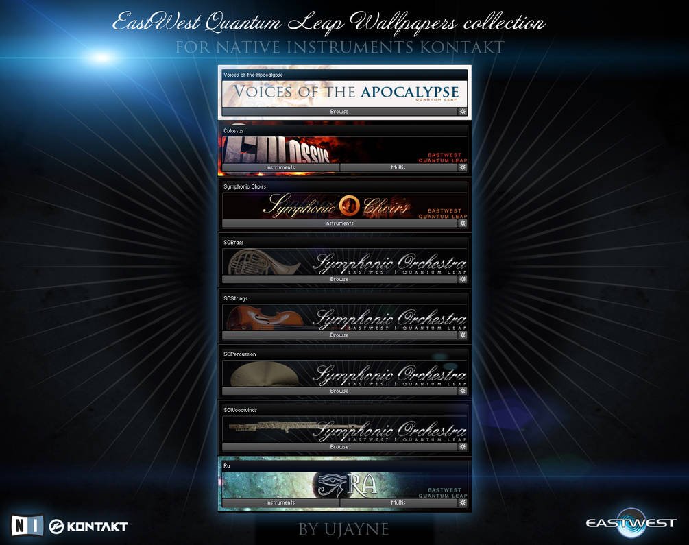 NI Kontakt EWQL Wallpapers collection by Dizntart on DeviantArt