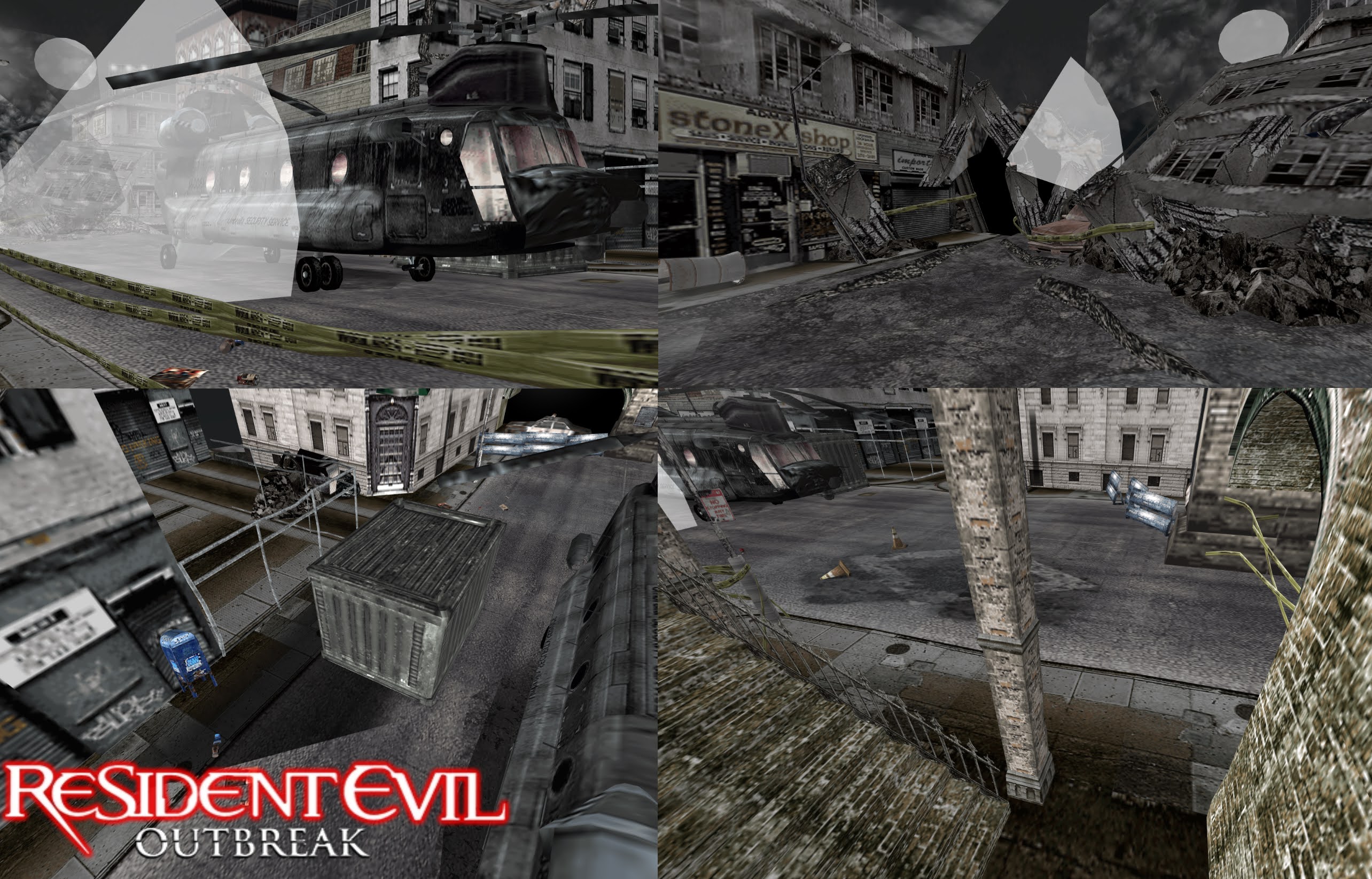 Resident Evil Outbreak Destroyed Street (XPS) by Tyrant0400Tp on DeviantArt