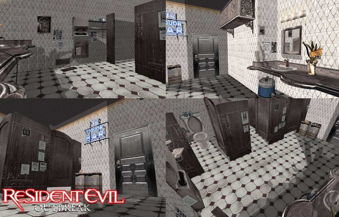 Resident Evil Outbreak Womens Bathroom XPS by Tyrant0400Tp on DeviantArt