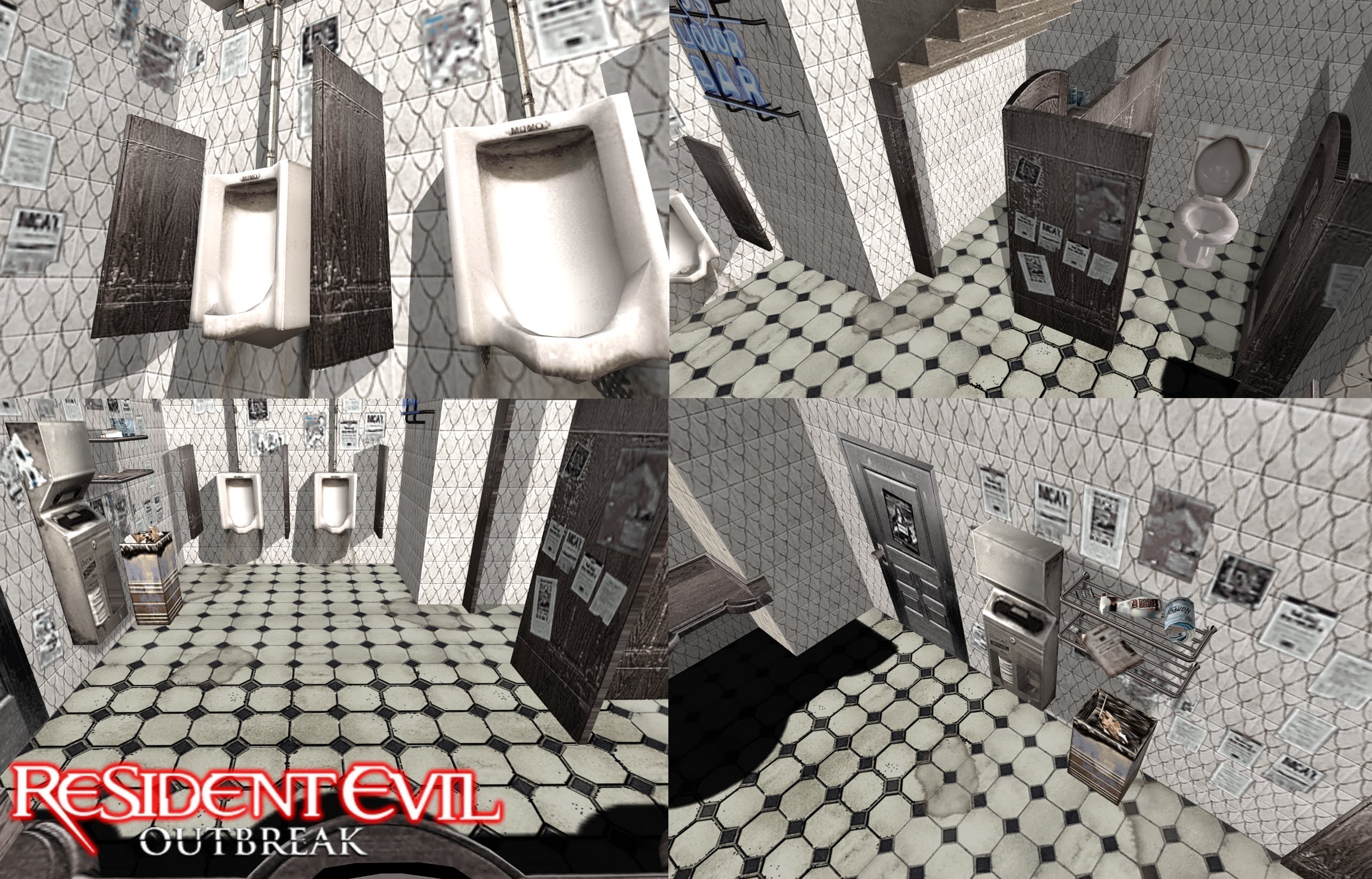 Resident Evil Outbreak Mens Bathroom XPS by Tyrant0400Tp on DeviantArt