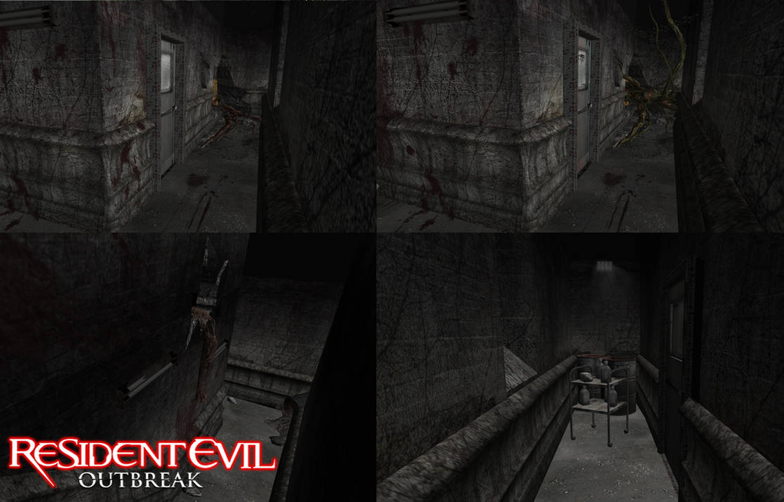 Resident Evil Outbreak Auxilliary Building B1FHall by Tyrant0400Tp on ...