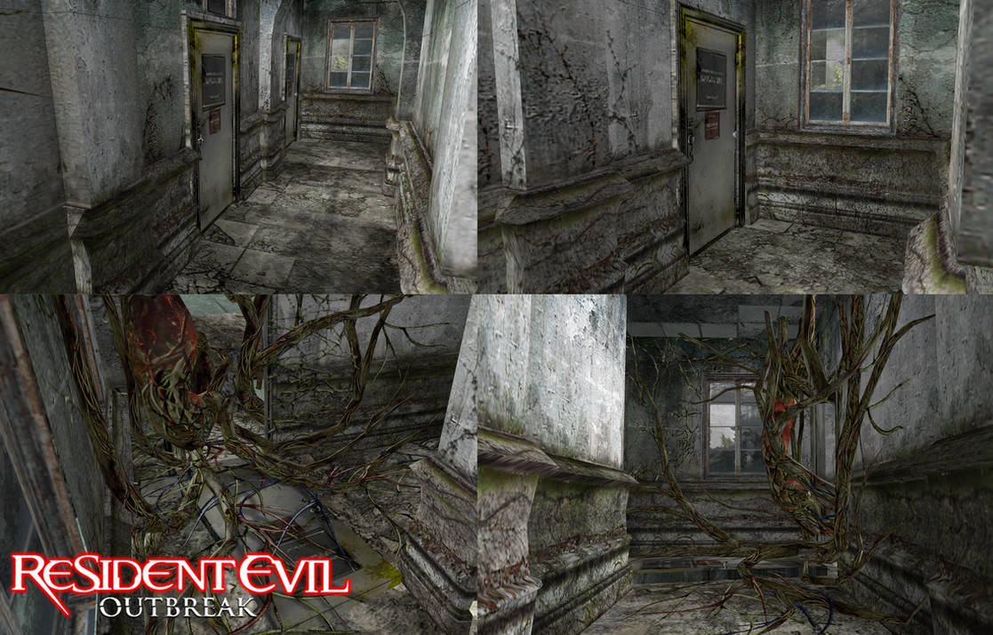 Resident Evil Outbreak Auxilliary Building N Hall by Tyrant0400Tp on ...