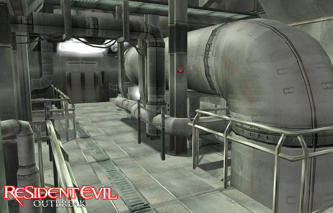Resident Evil Outbreak Passage In Front OfElevator by Tyrant0400Tp on ...