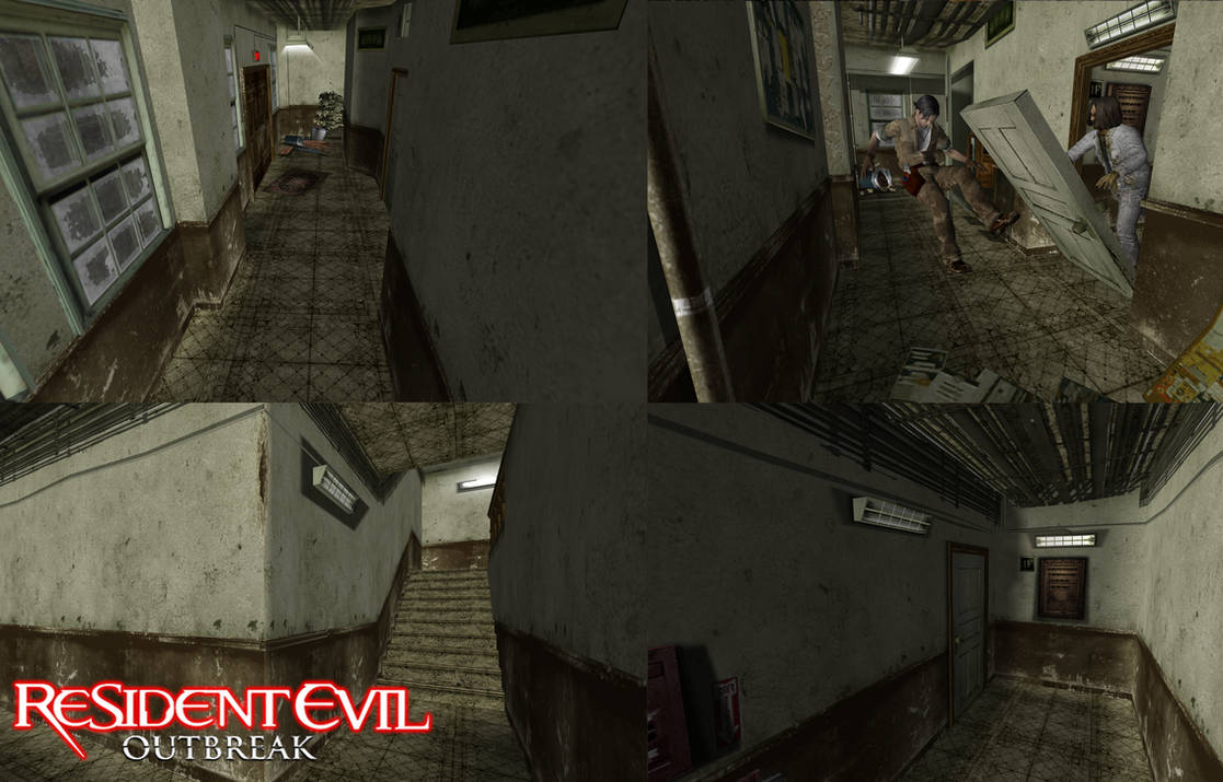 Resident Evil Outbreak Office Building 1F XPS by Tyrant0400Tp on DeviantArt