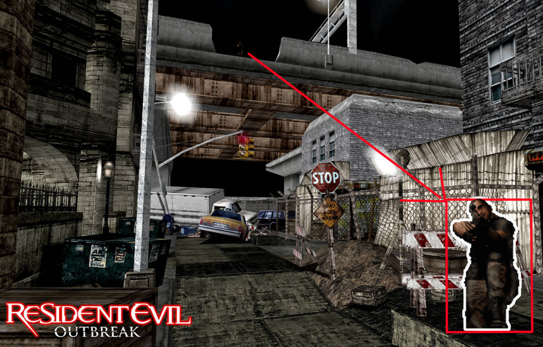 Resident Evil Outbreak In Front Of Apple Inn XPS by Tyrant0400Tp on ...