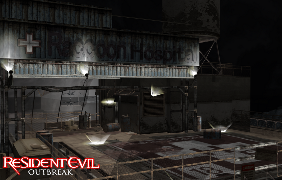Resident Evil Outbreak Hospital Rooftop XPS by Tyrant0400Tp on DeviantArt