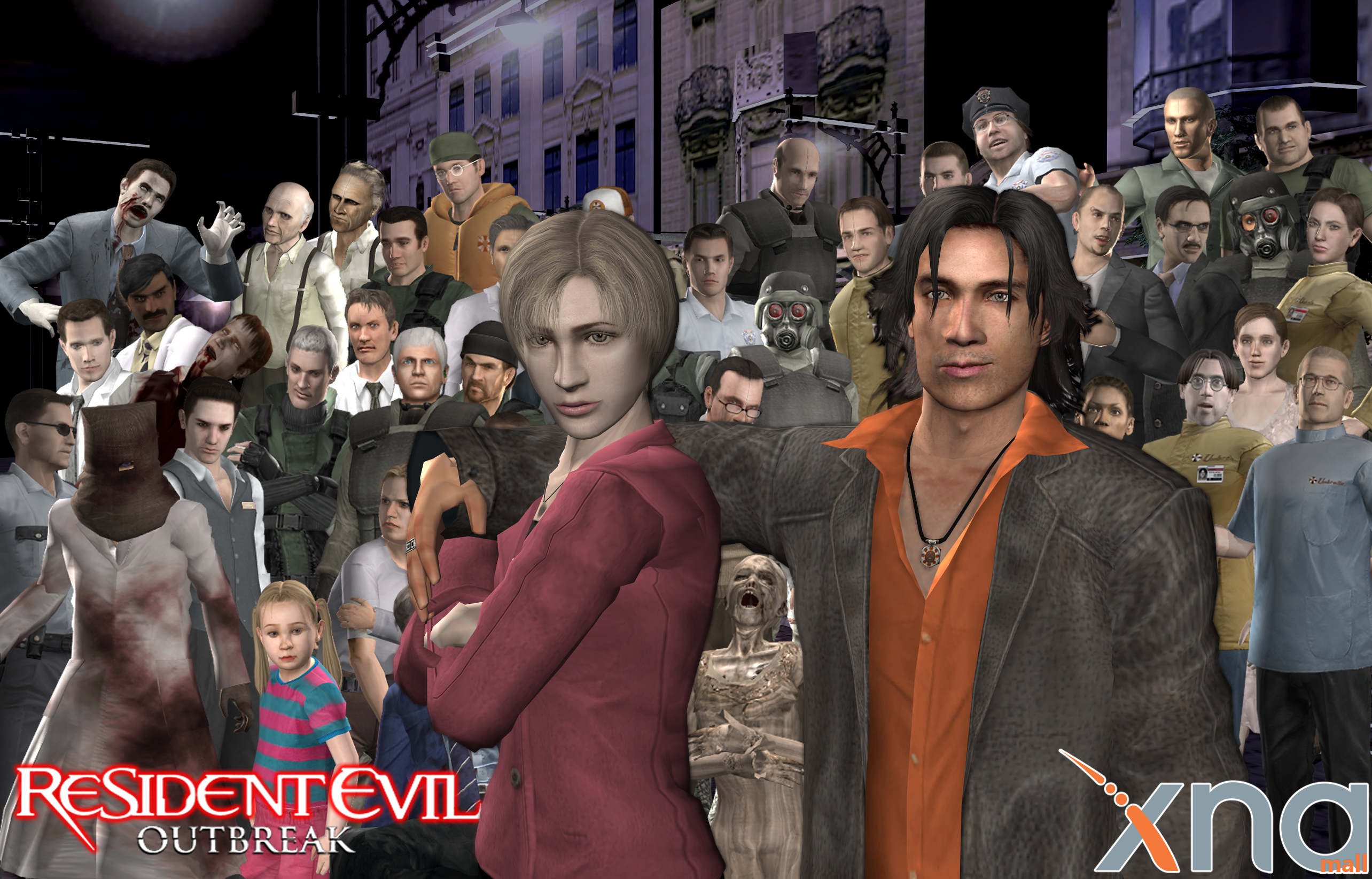 Resident Evil Outbreak Cutscene Characters XPS by Tyrant0400Tp on ...
