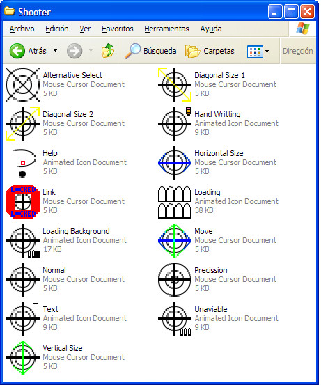 Shooter Cursors by Adantxo-kun on DeviantArt