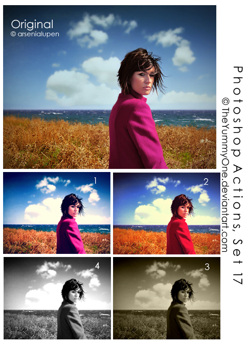 Photoshop Actions, Set 18 by TheYummyOne on DeviantArt