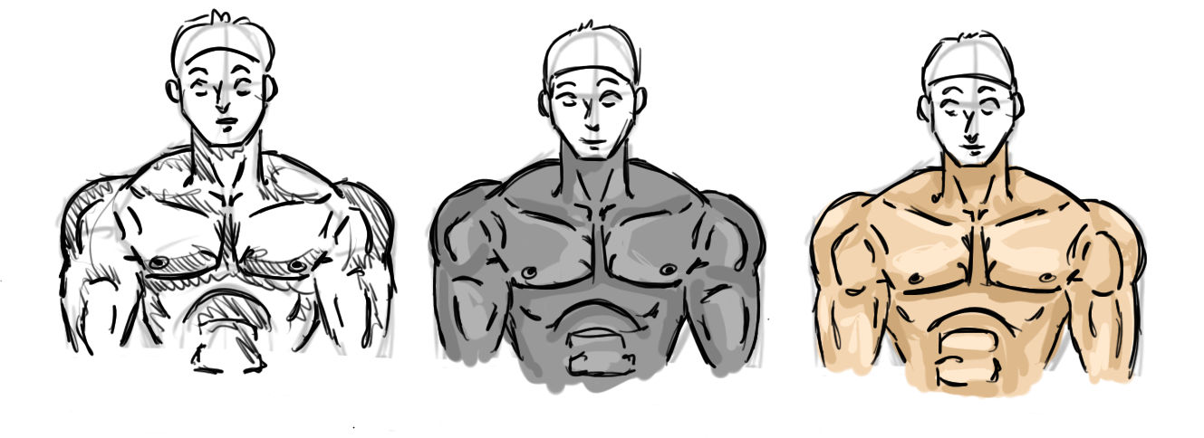 Top muscles practice 02 by ArtisticDid on DeviantArt